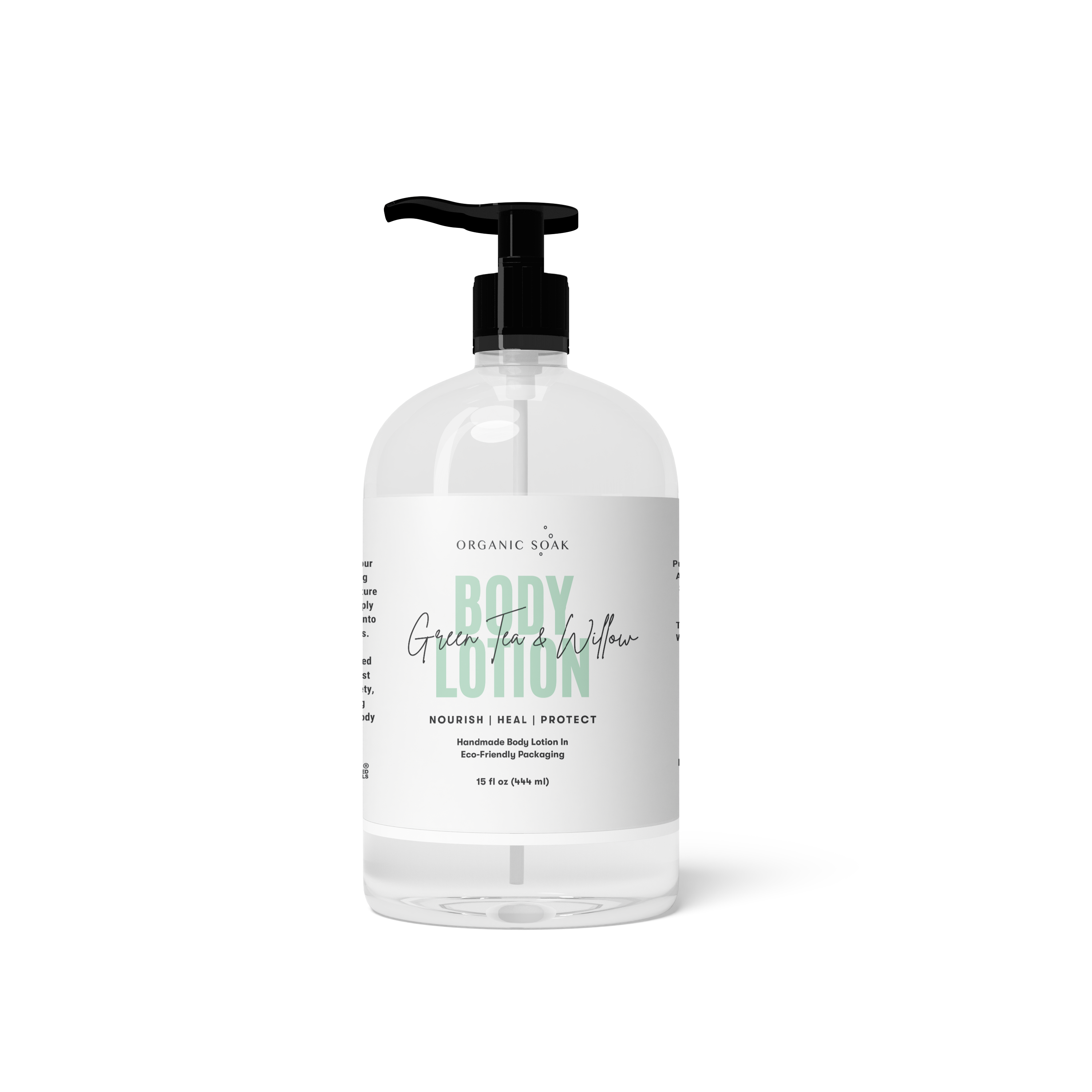 Green Tea & Willow Hand & Body Lotion – Organic Soak